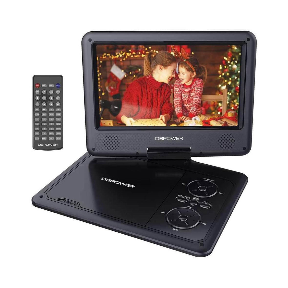 DBPOWER PD928 11.5 in Portable DVD Player with Built-in Rechargeable B